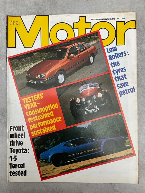MOTOR MAGAZINE - 13 November 1982 - Tercel, Panda, Strada, Rohrl ...