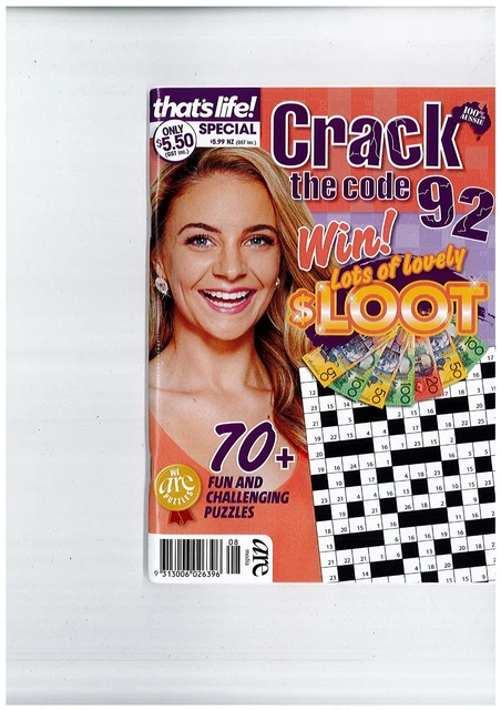 THAT'S LIFE CRACK The Code Magazine Issue 92 $9.99 - PicClick AU