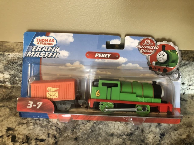 THOMAS & FRIENDS Trackmaster Percy Motorized Engine Henry Fisher Price ...