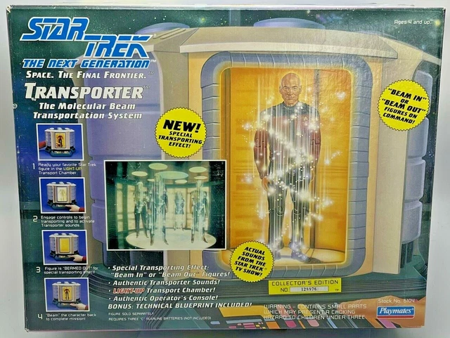VINTAGE STAR TREK TNG Next Generation Transporter Playset Playmates ...