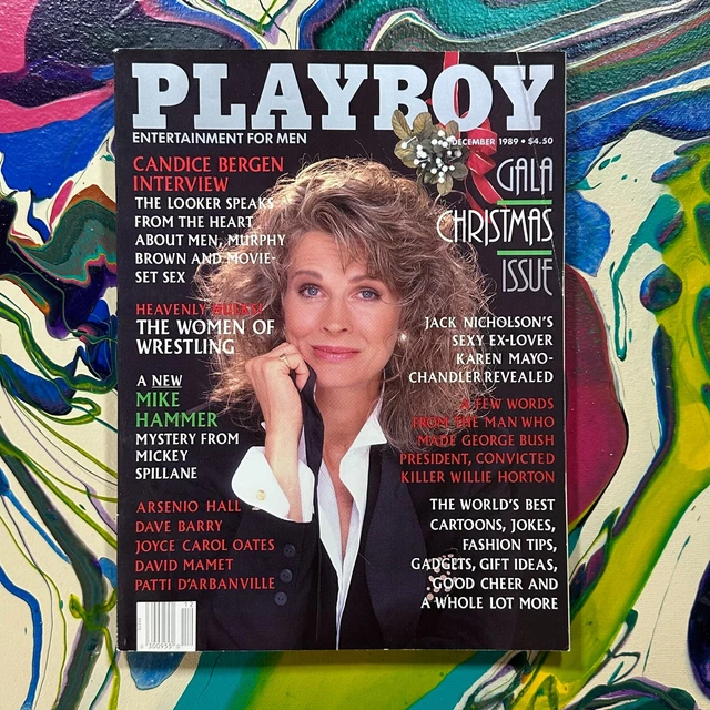 PLAYBOY MAGAZINE DECEMBER 1989 Petra Verkaik - Candice Bergen - Trudy ...