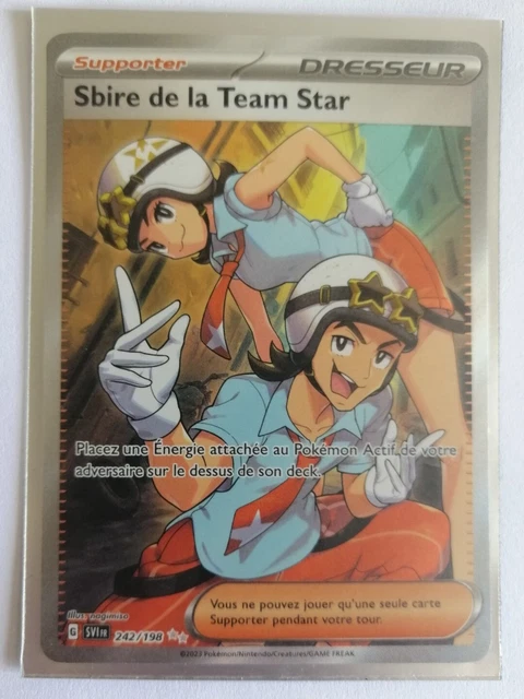 CARTE POKÉMON SBIRE DE LA TEAM STAR FA ÉCARLATE ET VIOLET EV1 242/198 ...