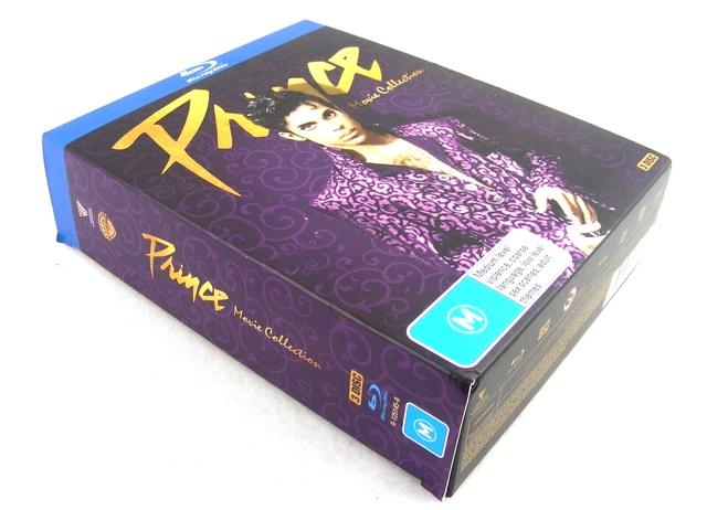 PRINCE MOVIE Collection Blu-ray Region B 3 Discs Purple Rain Graffiti ...