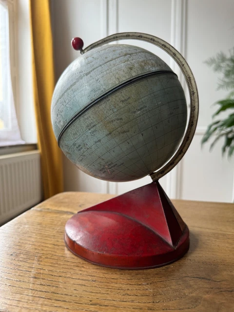 ANCIENNE PETITE MAPPEMONDE Inclinee Vintage Globe Terrestre EUR 65,00 ...