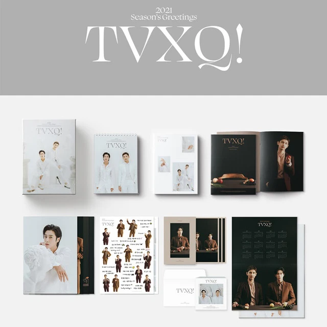 TVXQ! 2021 SEASON’S GREETINGS Calendar+Diary+PostCard Set+Poster Set ...