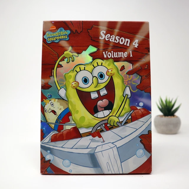 SPONGEBOB SQUAREPANTS SEASON 4 Volume 1 DVD - Four Fourth Vol. One $19. ...