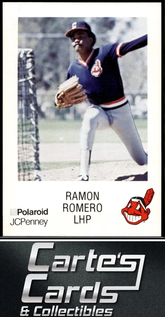 RAMON ROMERO 1985 Polaroid/JCPenney Cleveland Indians #NNO Indians de ...