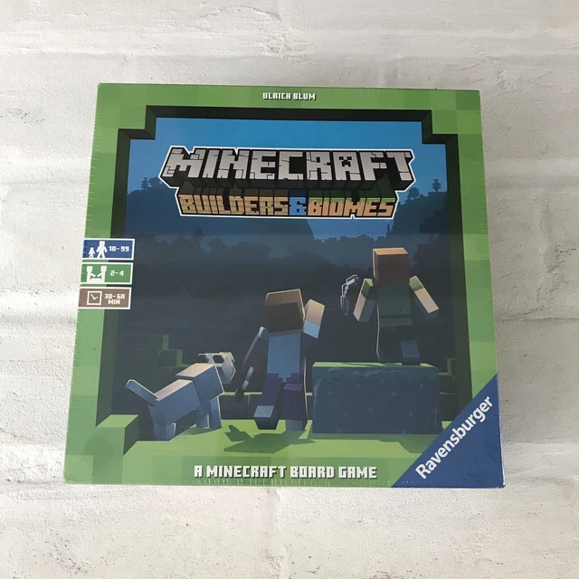 RAVENSBURGER MINECRAFT: BUILDERS & Biomes Strategy Board Game Ages 10 ...