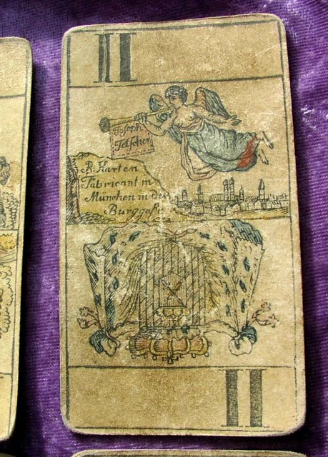 RARE ORIGINAL OLD playing cards Joseph Fetscher Müncher 1792 - 1824 £ ...