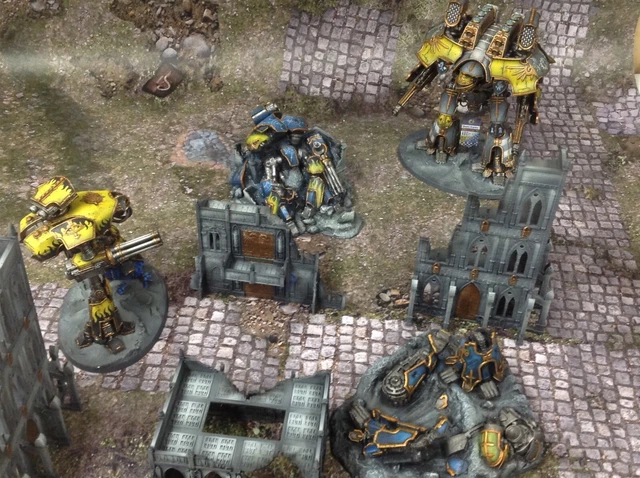 40K ADEPTUS TITANICUS style Titan mech destroyed markers! 1 x Reaver ...