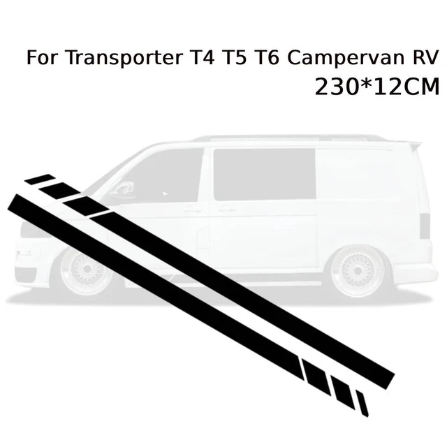 FOR TRANSPORTER T4 T5 T6 Campervan RV,Side Stripes Stickers Decals ...
