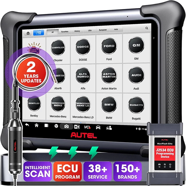 2023 AUTEL MAXISYS ELITE II OBD2 Diagnóstico Programación ECU Superior ...
