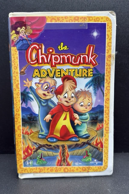 RARE THE CHIPMUNK Adventure VHS Clamshell Chipettes Alvin & The ...