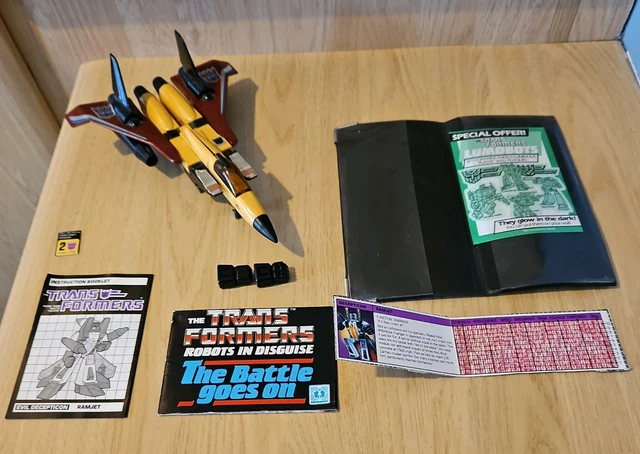 VINTAGE HASBRO TRANSFORMERS G1 Decepticon Seeker Jet Ramjet Complete ...