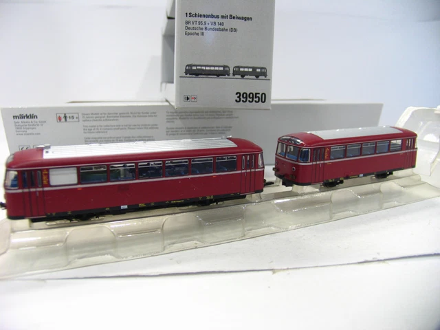 MÄRKLIN 39950 SCHIENENBUS VT 95+VB 140 der DB MFX-DIGITAL /SOUND KL5563 ...
