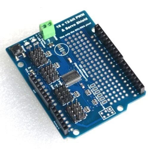 16-CHANNEL 12-BIT PWM Servo Driver shield board -I2C PCA9685 For Arduino $5.39 - PicClick CA