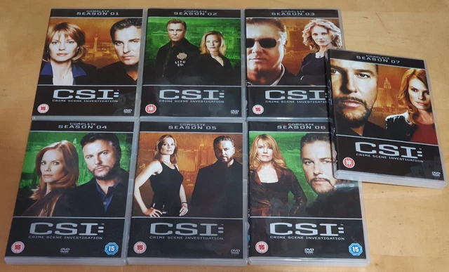 CSI LAS VEGAS Complete Seasons 1-7 DVD Box Sets PAL £44.99 - PicClick UK