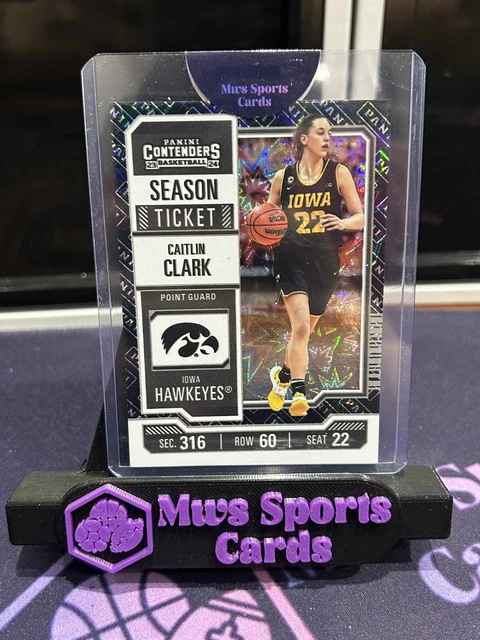 CAITLIN CLARK SEASON Ticket Black 2024 Caitlin Clark Collection $35.00 ...