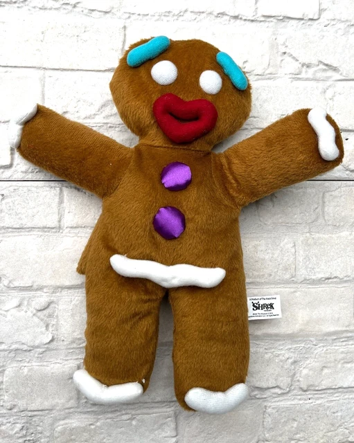 SHREK 'GINGY' GINGERBREAD Man Hand Puppet Soft Toy Plush Shrek the ...