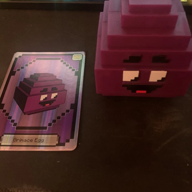 GRIMACE EGG - 2025 McDonalds Minecraft Unused Code Card - CODE ONLY $12 ...