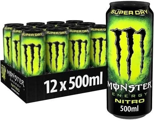 12 X MONSTER Nitro Super Dry Energy Drink 500ml £20.82 - PicClick UK