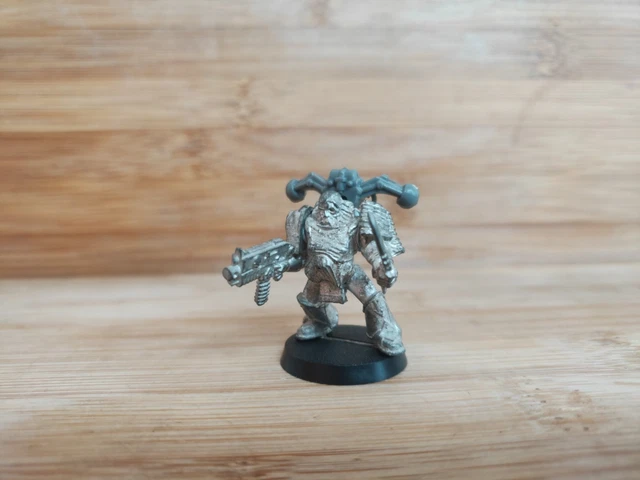 CHAOS SPACE MARINE E Death Guard Plague Sergeant 2002 Metal Nurgle ...