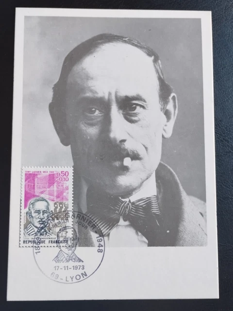CARTE PREMIER JOUR Timbre Tony Garnier 1973 Oblitéré Lyon N° 1769 Fdc EUR 2,00 - PicClick FR