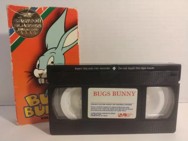 Vhs Bugs Bunny Volume 1 1989 Collection De Dessins Animés Classiques