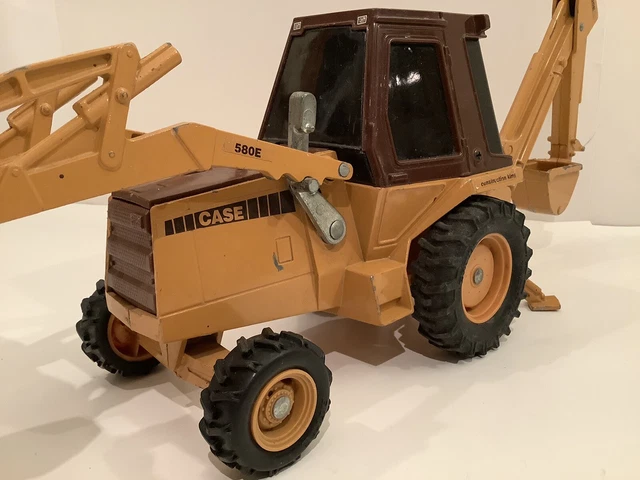 VINTAGE ERTL CASE 580E Construction King Loader Backhoe 1:16 Scale Made ...