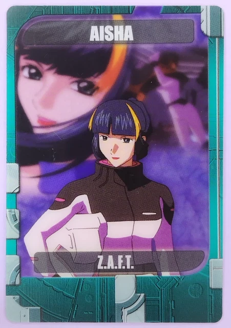 AISHA GUNDAM WAFER Card MORINAGA Megahouse Japanese Cards Very Rare ...