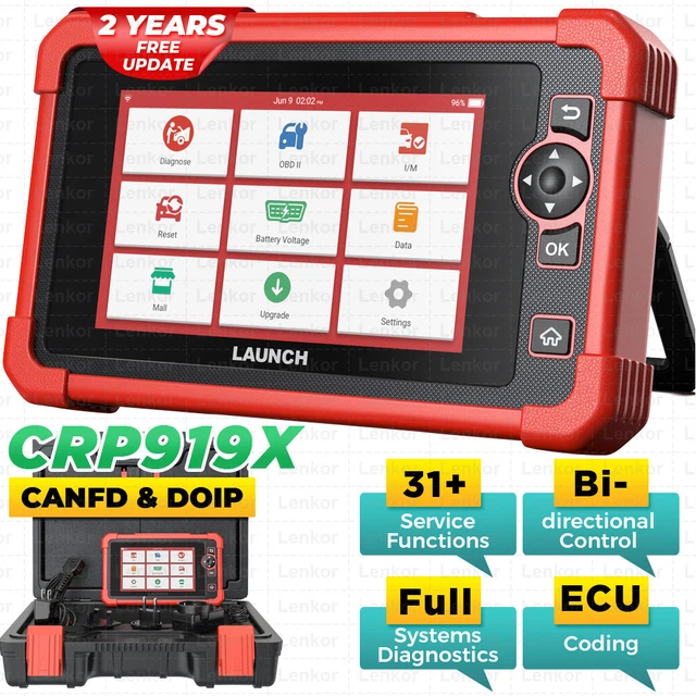 2025 LAUNCH CRP919X CRP919E Profi OBD2 Diagnosegerät Alle System ECU ...