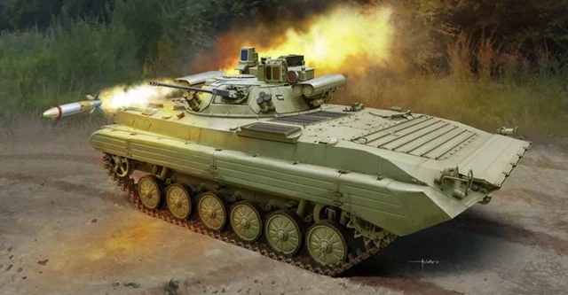 TRUMPETER 1:35 9558 Russian BMP-2M Berezhok Turret EUR 42,20 - PicClick DE