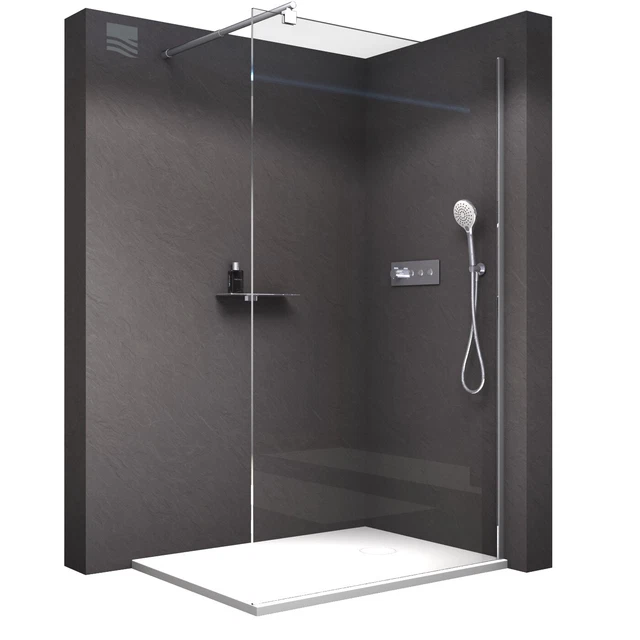 WALK IN SHOWER Shower Separator Shower Wall Shower Partition Nano ESG ...