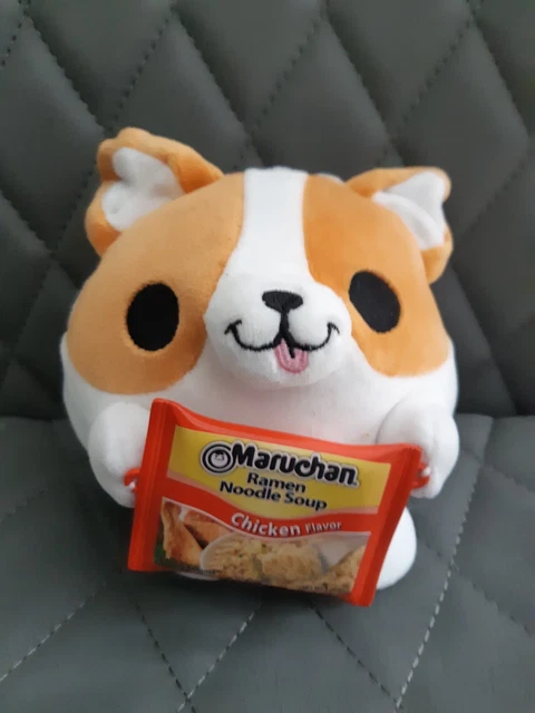 ZURU SNACKLES BENJI Corgi Dog Ramen Noodle Soup Soft Plush Toy 5” £8.00 ...