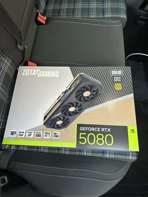 GEFORCE RTX 5080 SOLID 16GB GDDR7 Graphics Card Zotac OC - IN HAND FAST ...
