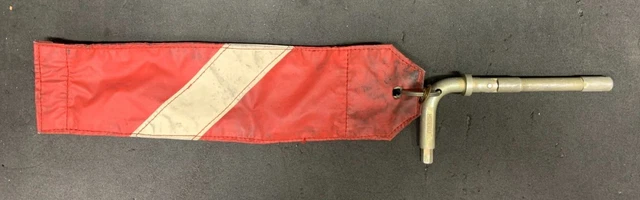 AIRCRAFT WARNING STREAMER Flag And Locking Pin (30cm) £15.00 - PicClick UK