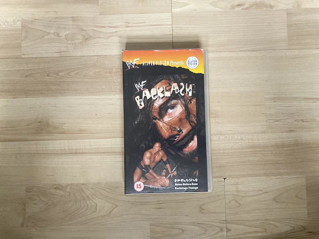 WWE / WWF Backlash 1999 VHS - Rare £5.00 - PicClick UK