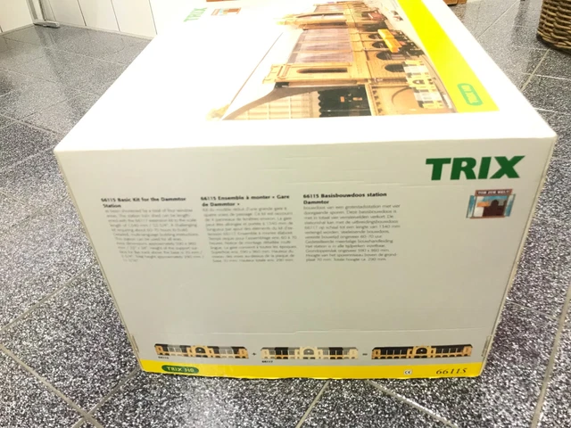 TRIX H0 66115 Grundbausatz Bahnhof Dammtor OVP EUR 580,00 - PicClick DE