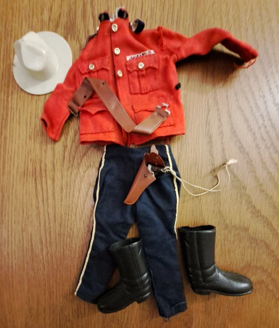 VINTAGE ACTION MAN - Canadian Mountie Items £50.00 - PicClick UK