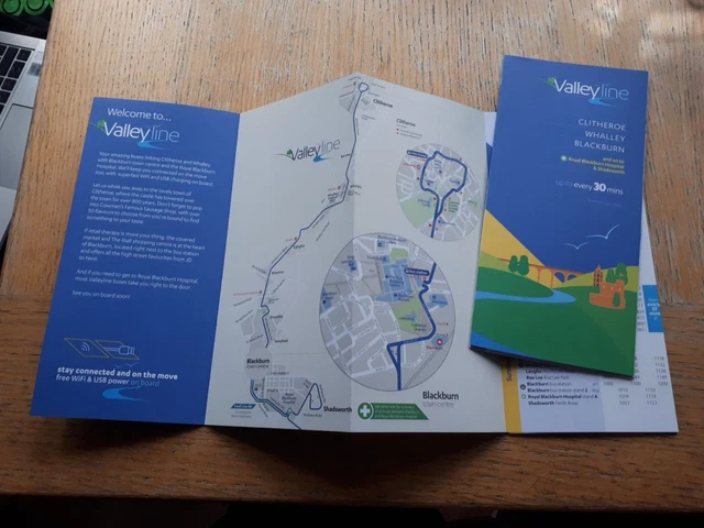 TRANSDEV BLACKBURN BUSES "valleyline" Timetable booklet May 2022 ...