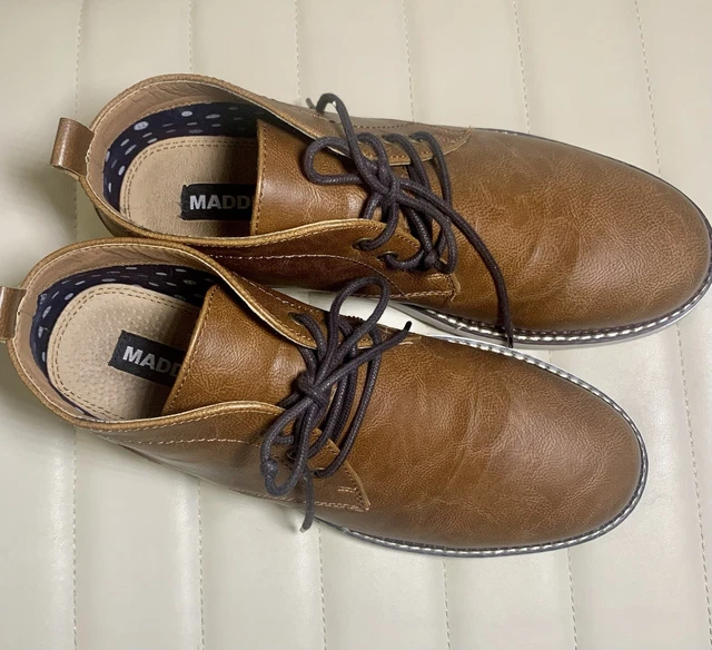 MADDEN M-DARKOT BROWN Leather Lace Up Chukka Boot Men's size 8.5 M £27. ...