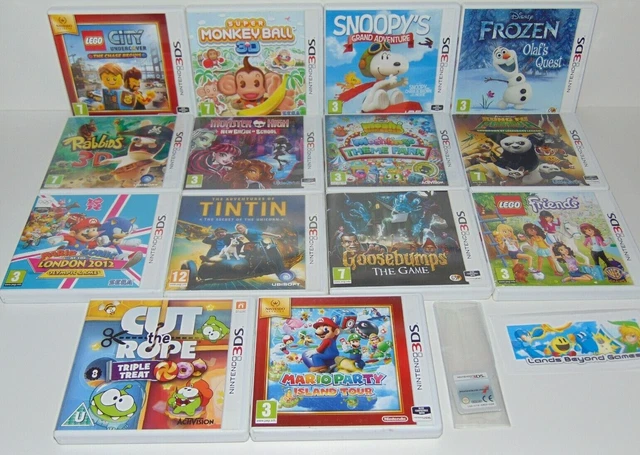 ACTION ADVENTURE KIDS Platformer Party Sim Racing Games | Nintendo 3DS ...