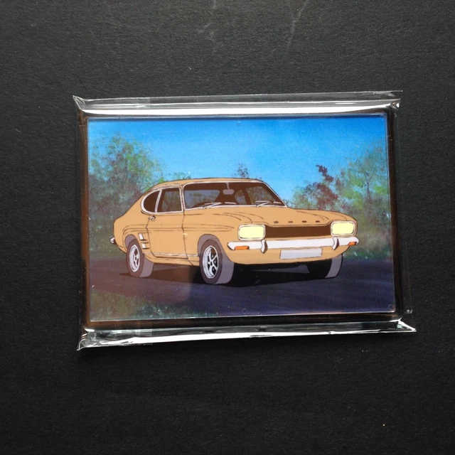 FORD CAPRI MK1 rigid clear plastic fridge magnet £3.00 - PicClick UK