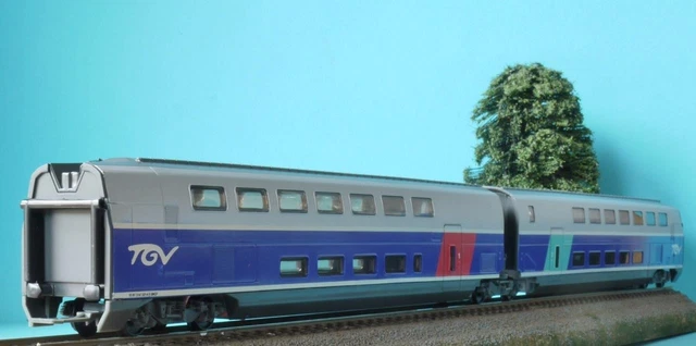 HORNBY JOUEF TGV SNCF DUPLEX COACHES from HJ1061 HO SCALE 1:87 OO GAUGE ...