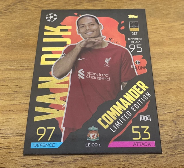 MATCH ATTAX 2022/23 Limited Edition Commander Van Dijk Le Co 1 $5.13 ... MATCH ATTAX 2022/23 Limited Edition Commander Van Dijk Le Co 1 $5.13 ...