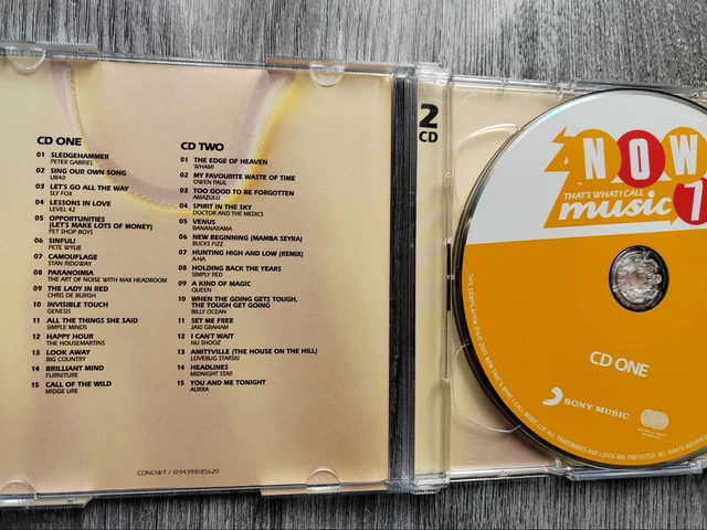 NOW THAT'S WHAT I Call Music Volume 7 CD Queen Wham Peter Gabriel ...