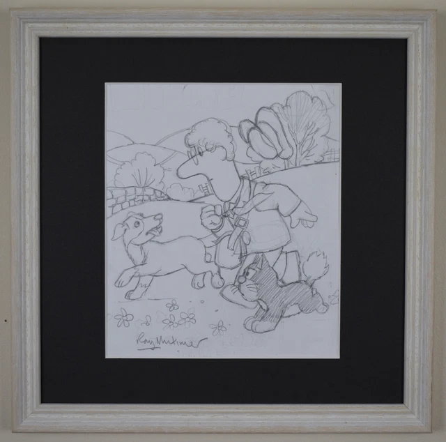 ORIGINAL POSTMAN PAT artwork drawing by listed illustrator Ray Mutimer ...