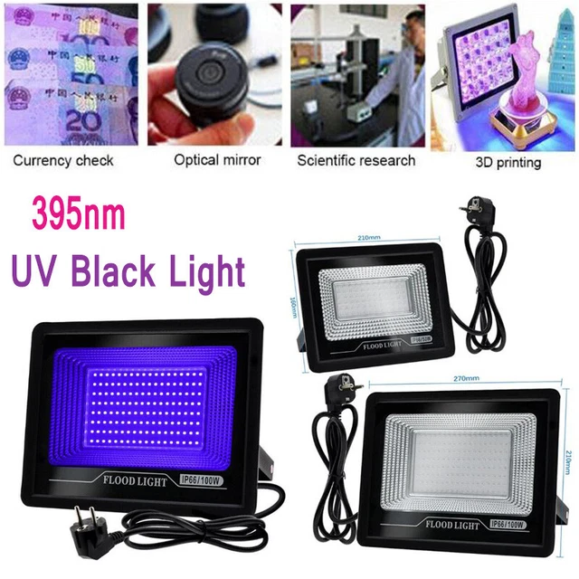 UV BLACK LIGHT LED Waterproof 395nm Floodlight Ultraviolet Stage Lamp 100W 150W £47.08 - PicClick UK