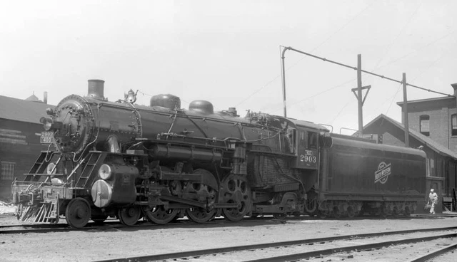 CNW CHICAGO NORTH Western Railway Locomotive, Engine No 940 Old Train ...