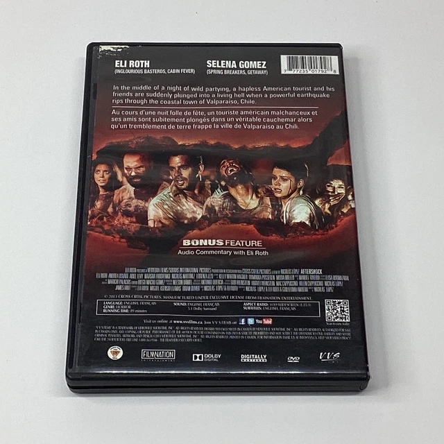 AFTERSHOCK DVD 2012 Horror Eli Roth Selena Gomez Audio Commentary $5.00 ...